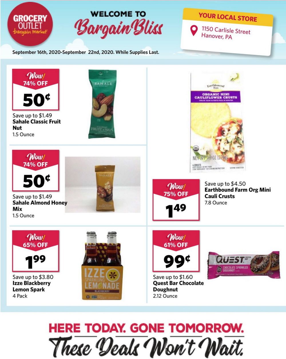 Grocery Outlet Weekly Ad Sep 16 – Sep 22, 2020