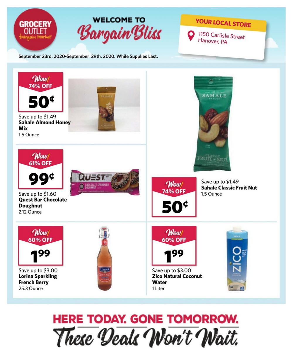 Grocery Outlet Weekly Ad Sep 23 – Sep 29, 2020