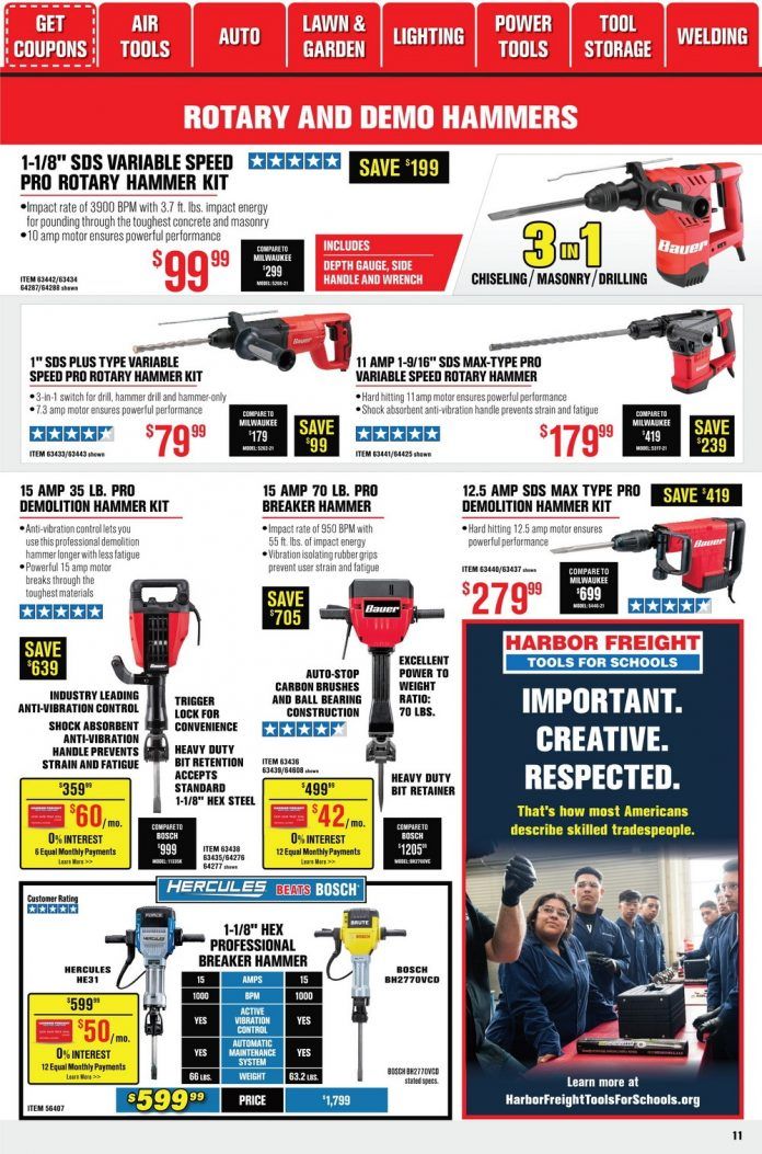 Harbor Freight Flyer Sale Oct 01 – Oct 31, 2020