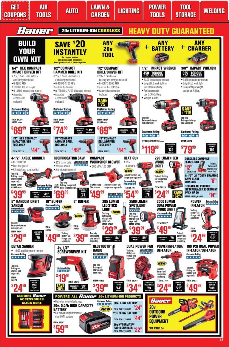 Harbor Freight Flyer Sale Oct 01 – Oct 31, 2020
