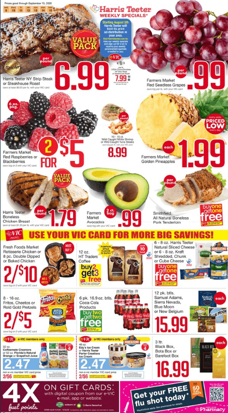 Harris Teeter Weekly Ad Sep 09– Sep 15, 2020