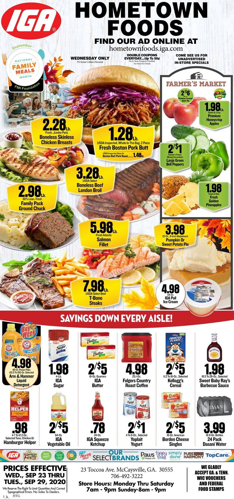 IGA Weekly Ad Sep 23 – Sep 29, 2020