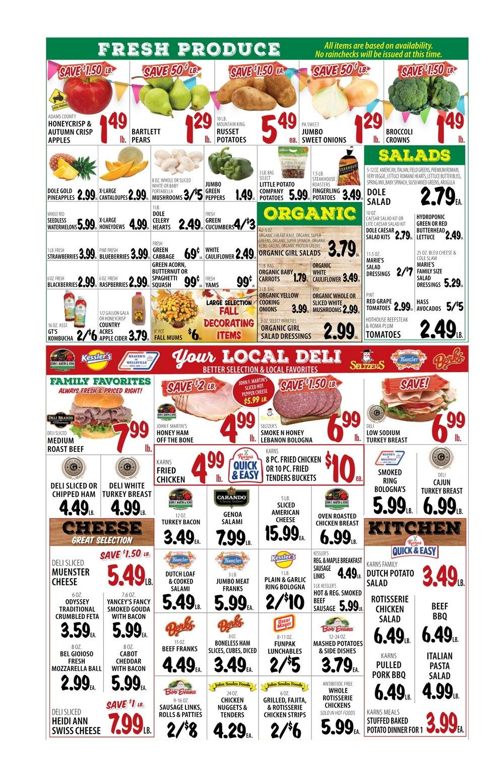Karns Quality Foods Weekly Ad Sep 15 – Sep 21, 2020
