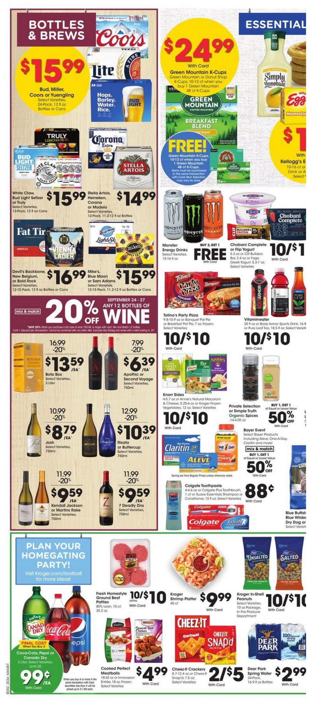 Kroger Weekly Ad Sep 23 – Sep 29, 2020
