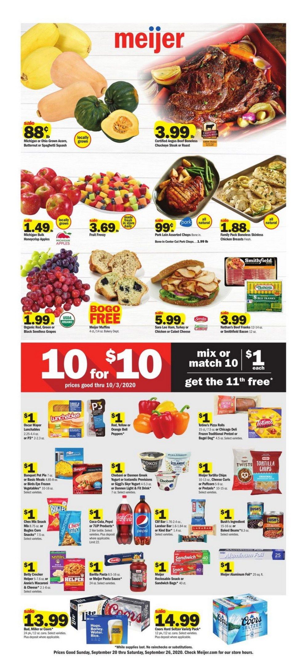 Meijer Weekly Ad Sep 20 – Sep 26, 2020