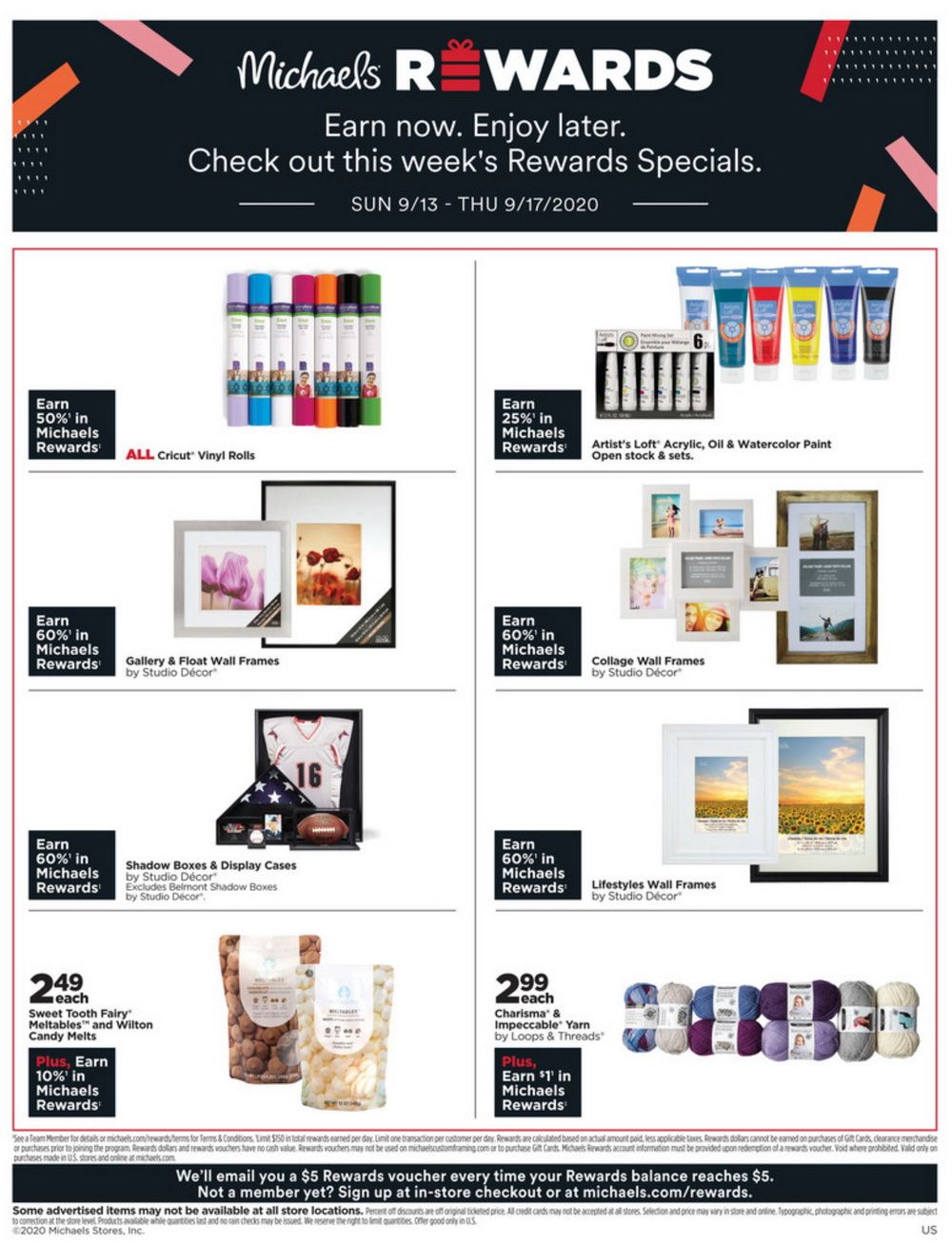 Michaels Weekly Ad Sep 13 – Sep 17, 2020
