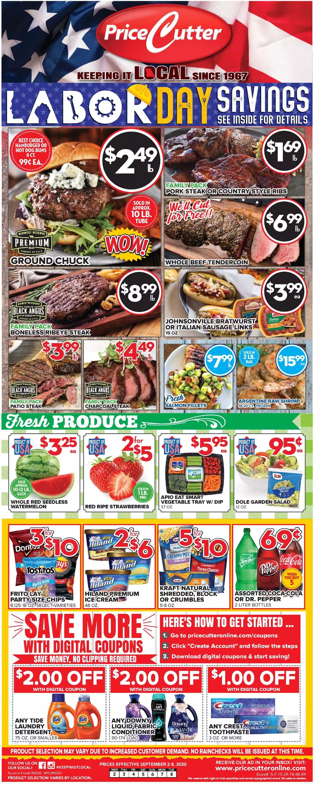 Price Cutter Weekly Ad Sep 02 – Sep 08, 2020