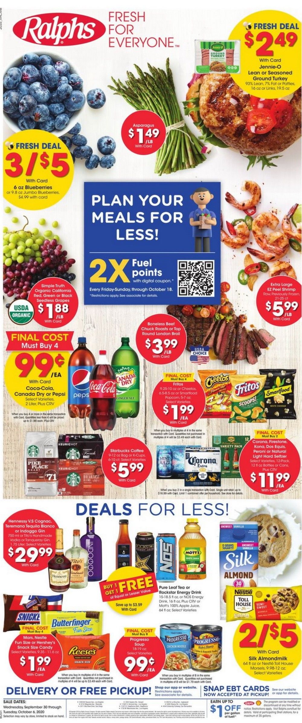 Ralphs Weekly Ad Sep 30 – Oct 06, 2020