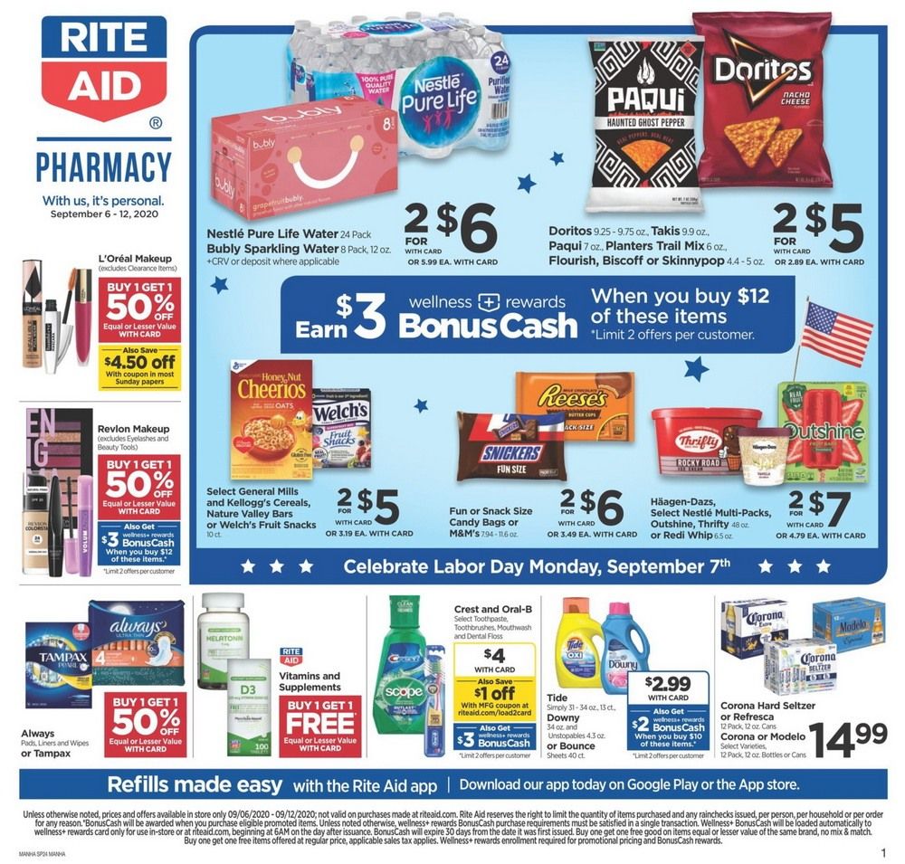 Rite Aid Weekly Ad Sep 06 – Sep 12, 2020