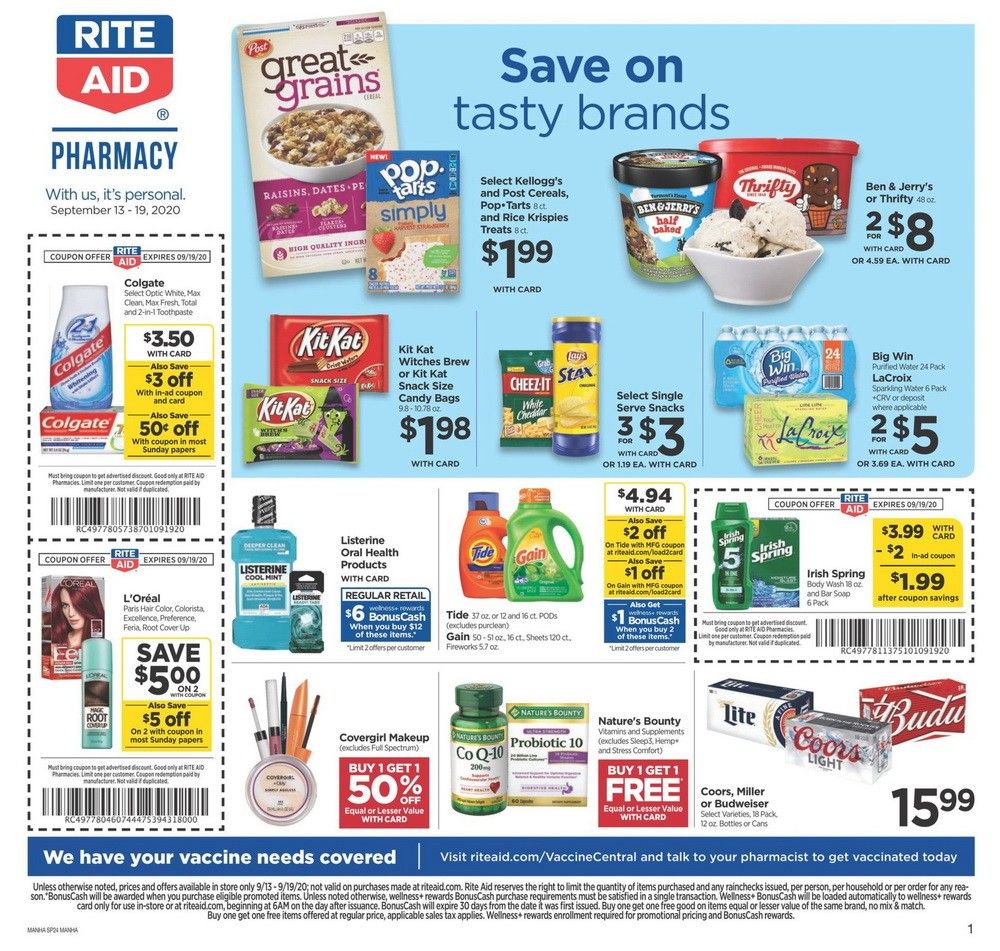 Rite Aid Weekly Ad Sep 13 – Sep 19, 2020