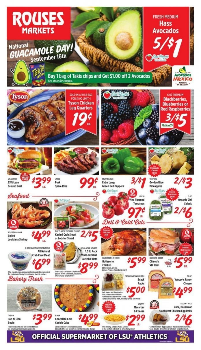Rouses Markets Weekly Ad Sep 16 – Sep 22, 2020