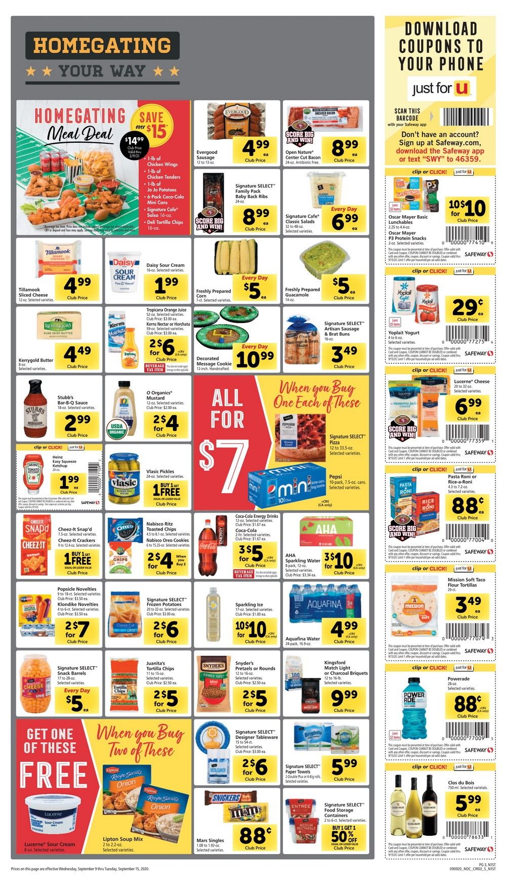 Safeway Weekly Ad Sep 09 – Sep 15, 2020