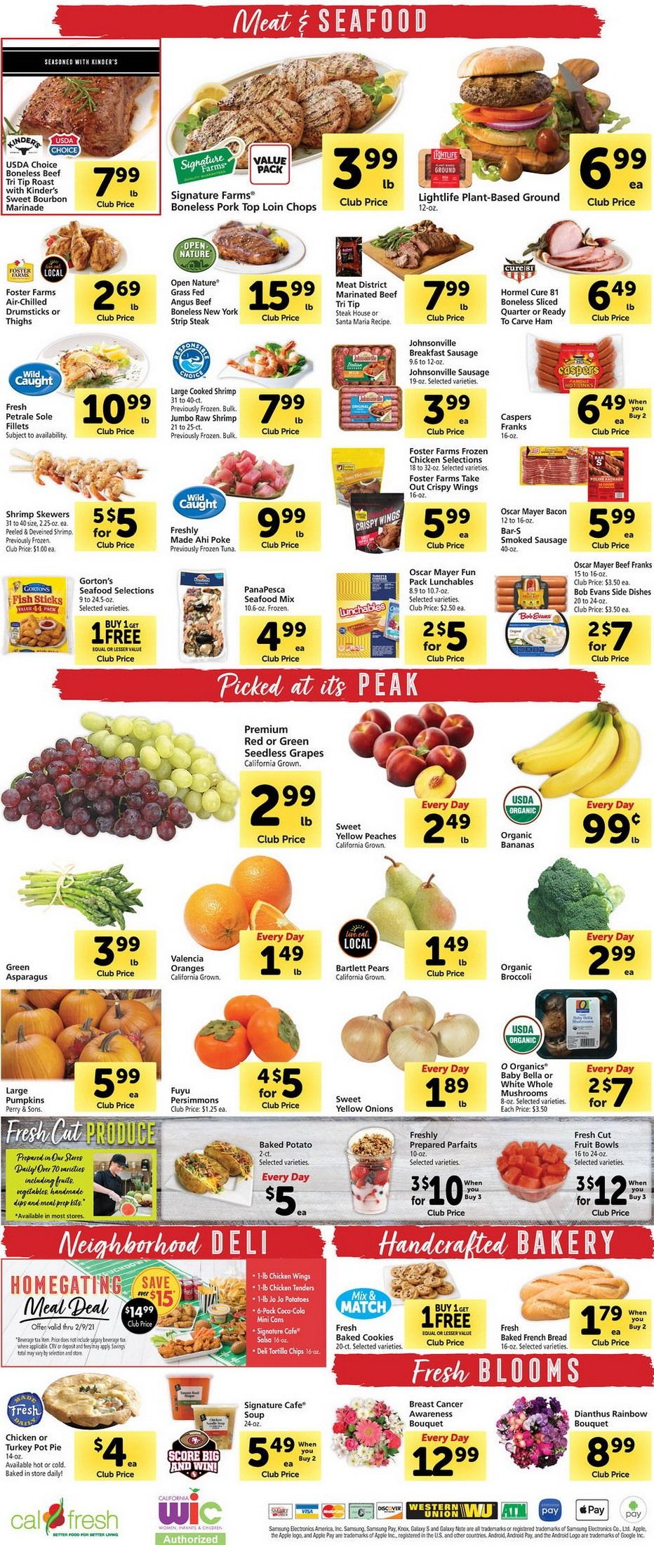 Safeway Weekly Ad Sep 30 – Oct 6, 2020