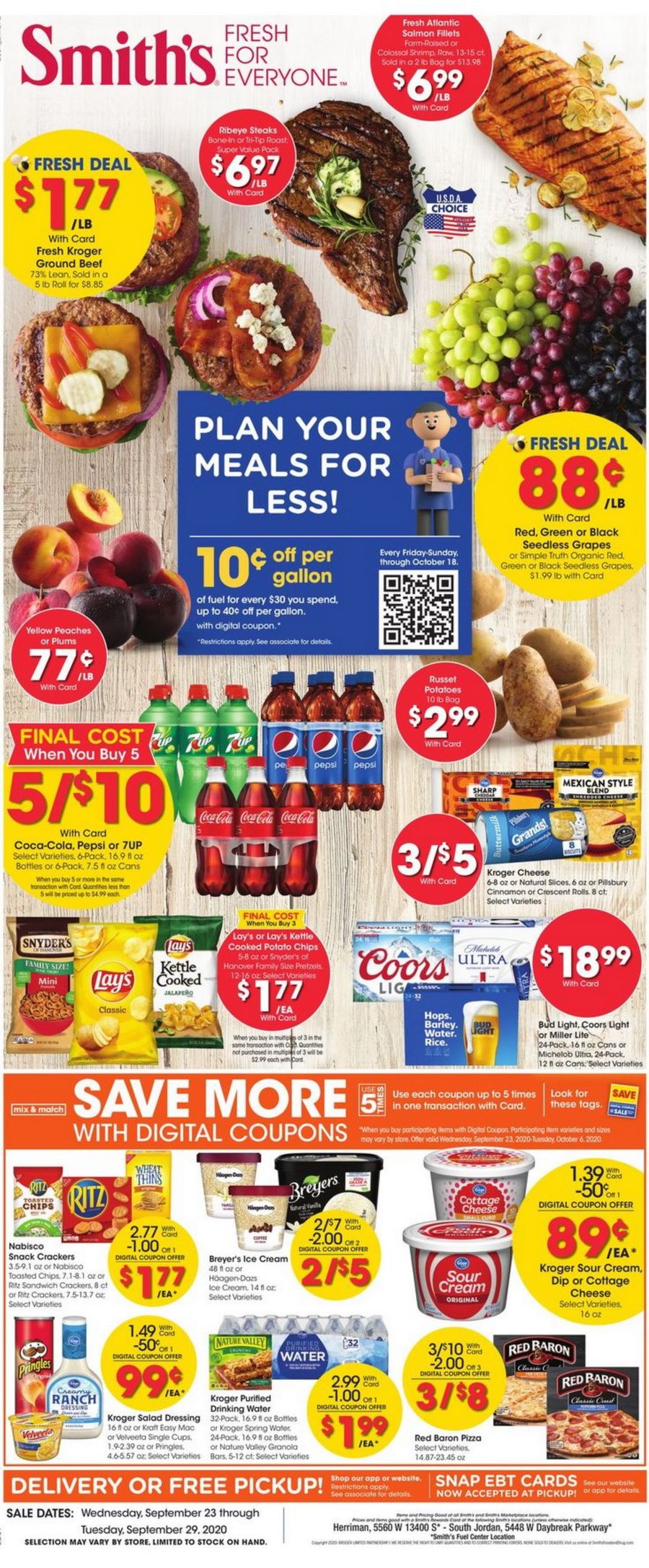 Smith's Food and Drug Weekly Circular Sep 23 – Sep 29, 2020