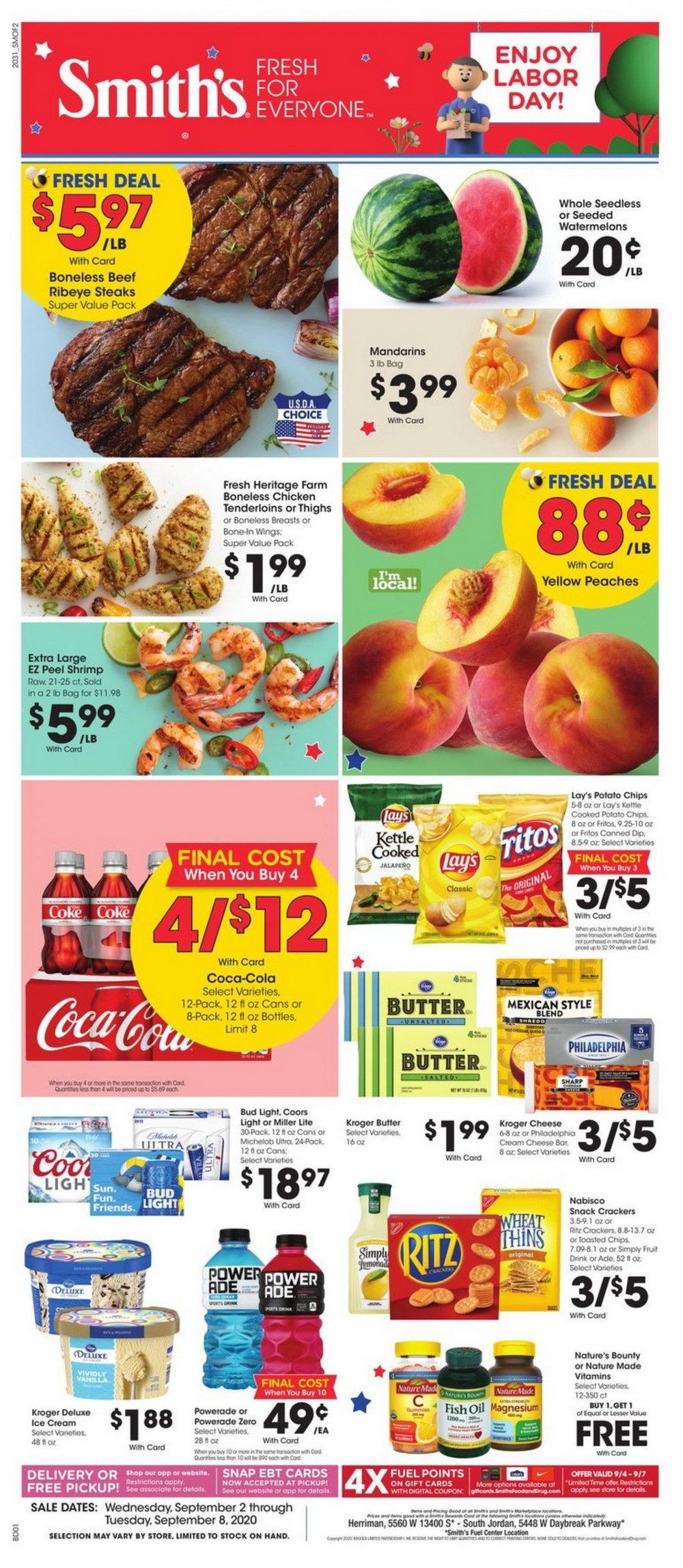 Smith's Food and Drug Weekly Circular Sep 02 – Sep 08, 2020