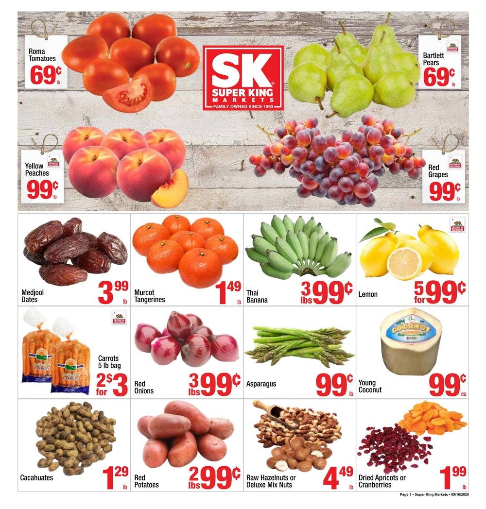 Super King Weekly Ad Sep 16 – Sep 22, 2020
