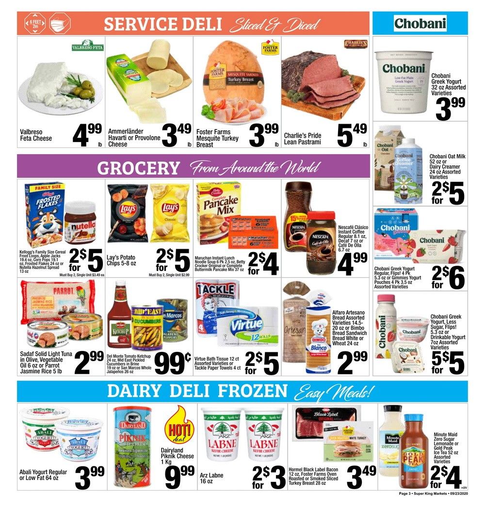 Super King Weekly Ad Sep 23 – Sep 29, 2020