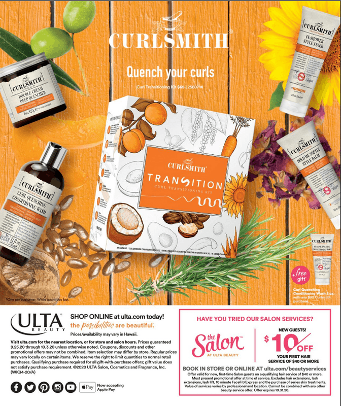 Ulta Beauty Monthly Ad Sep 25 – Oct 3, 2020