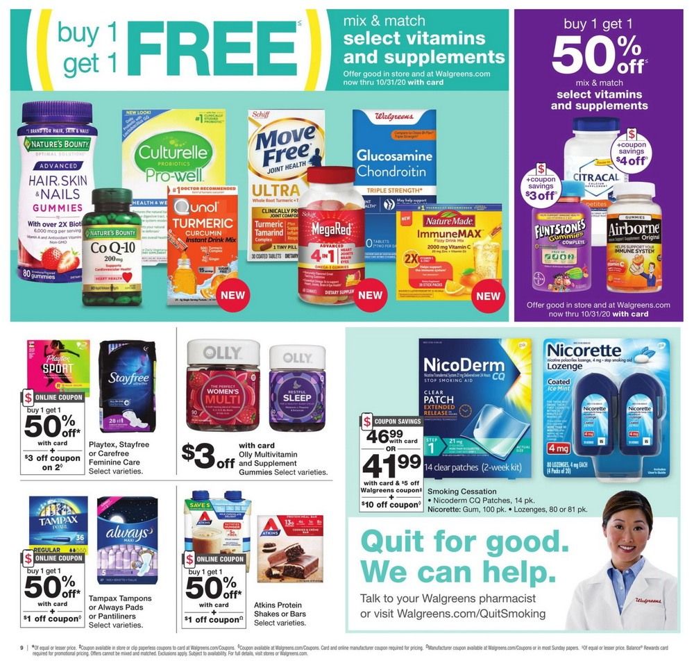 Walgreens Weekly Ad Sep 13 – Sep 19, 2020