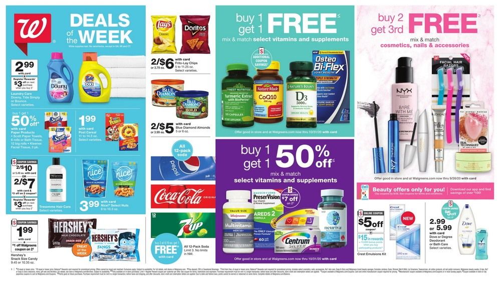 Walgreens Weekly Ad Sep 20 – Sep 26, 2020