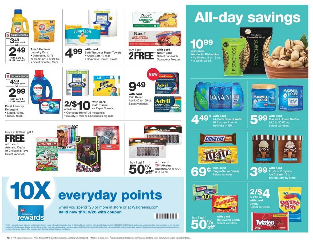 Walgreens Weekly Ad Sep 20 – Sep 26, 2020