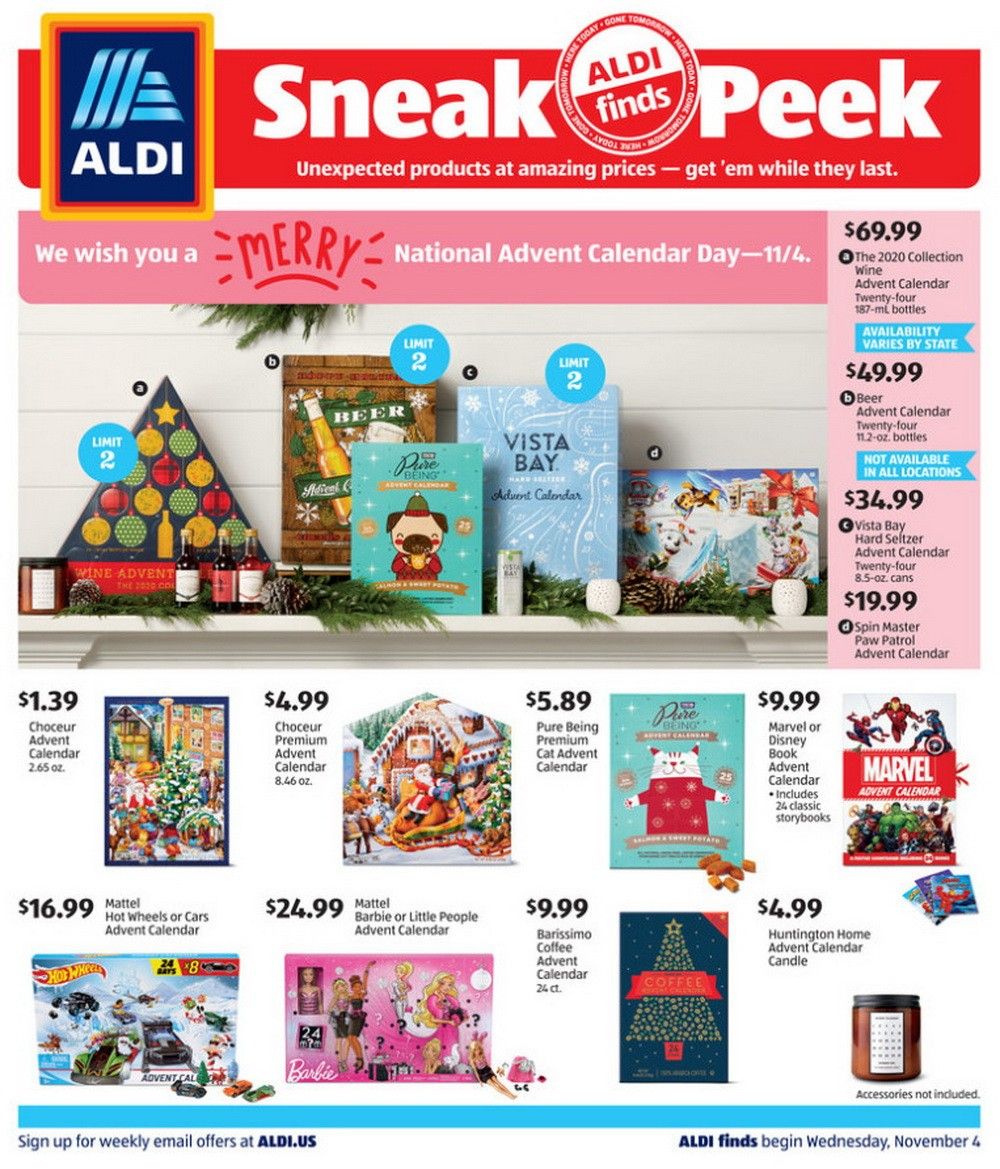 ALDI In-store Ad Sneak Peek Nov 04 – Nov 10, 2020