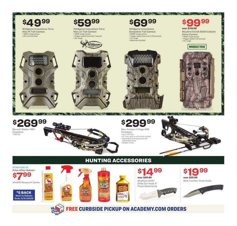 Academy Sports + Outdoors Hunting Ad Oct 12 – Oct 25, 2020