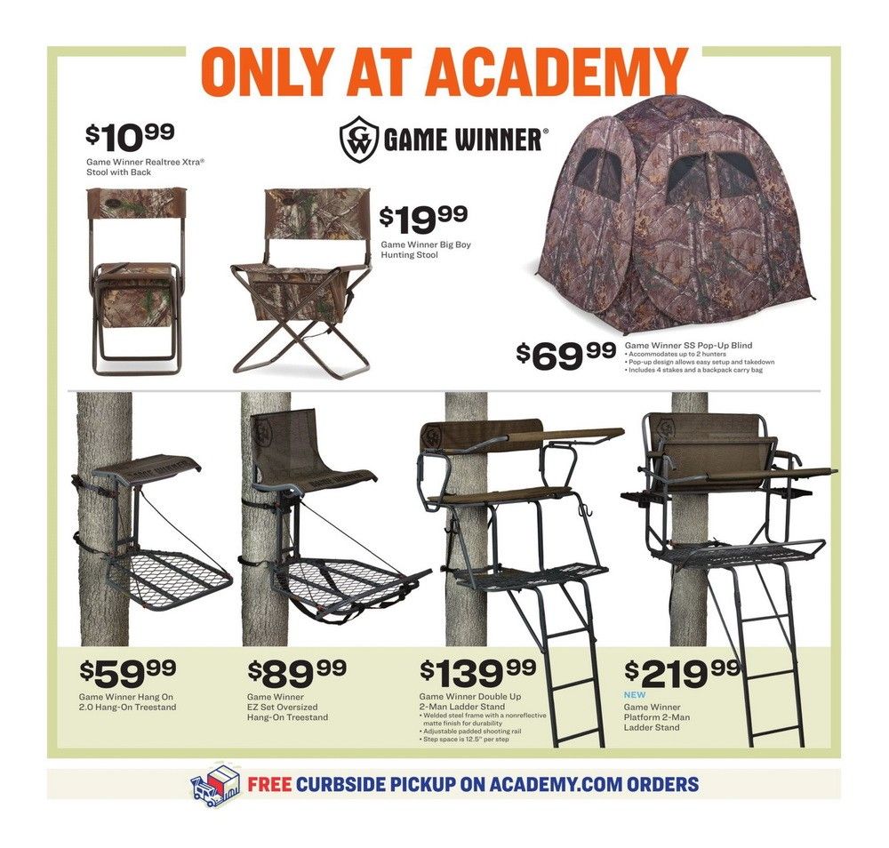 Academy Sports + Outdoors Hunting Ad Oct 12 – Oct 25, 2020