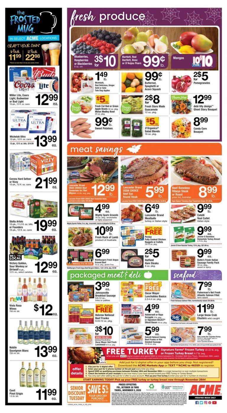 Acme Weekly Ad Oct 30 – Nov 5, 2020