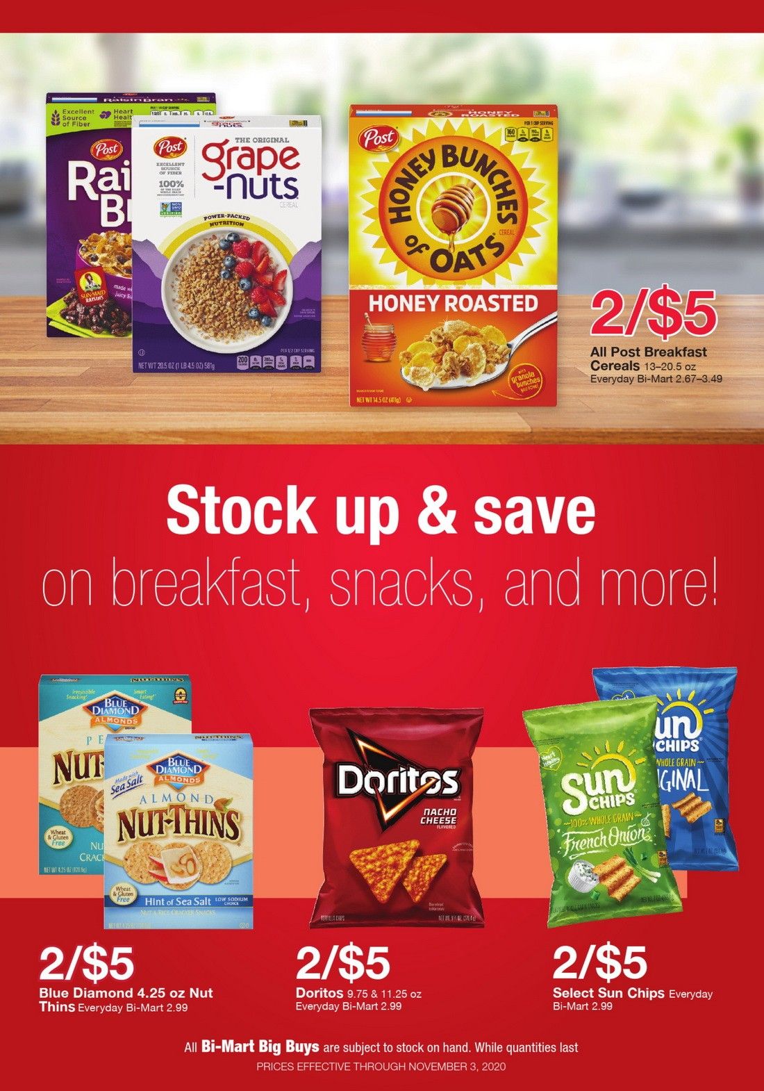 Bi-Mart Weekly Ad Oct 21 – Nov 3, 2020