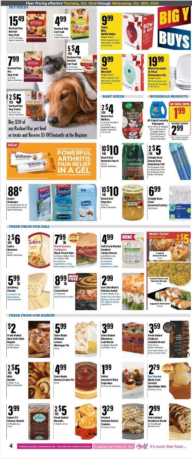 Big Y Weekly Ad Oct 22 – Oct 28, 2020