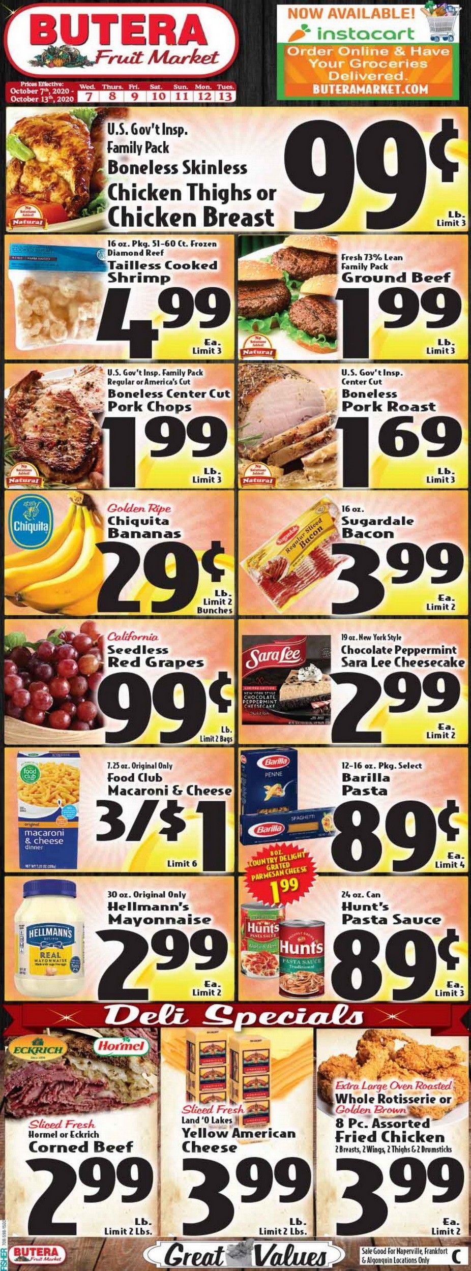 Butera Weekly Ad Oct 07 – Oct 13, 2020
