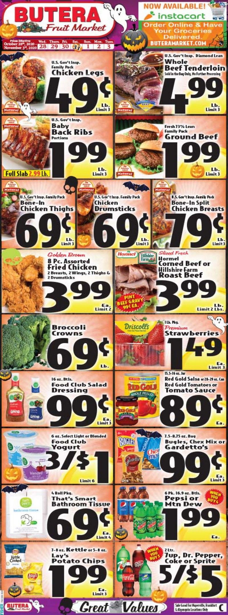 Butera Weekly Ad Oct 28 – Nov 3, 2020