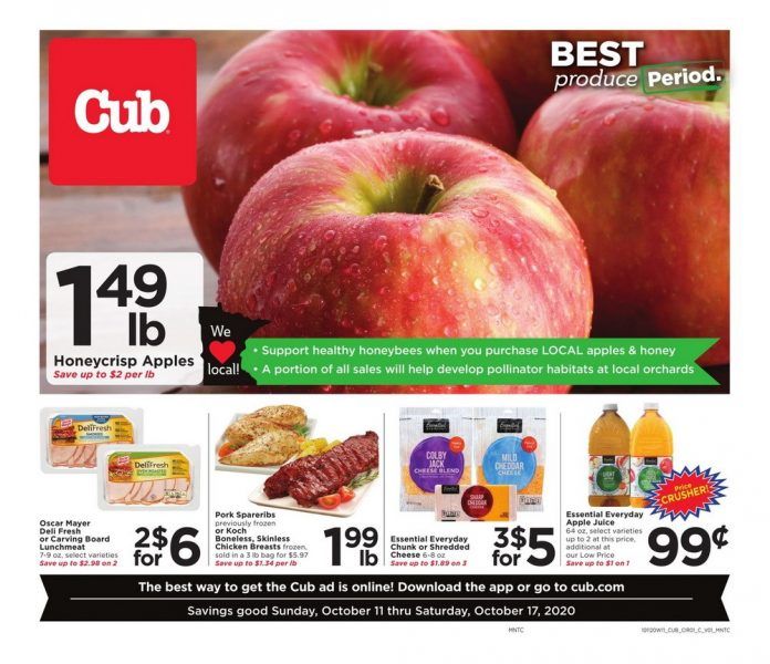 Cub Foods Weekly Ad Oct 11 – Oct 17, 2020