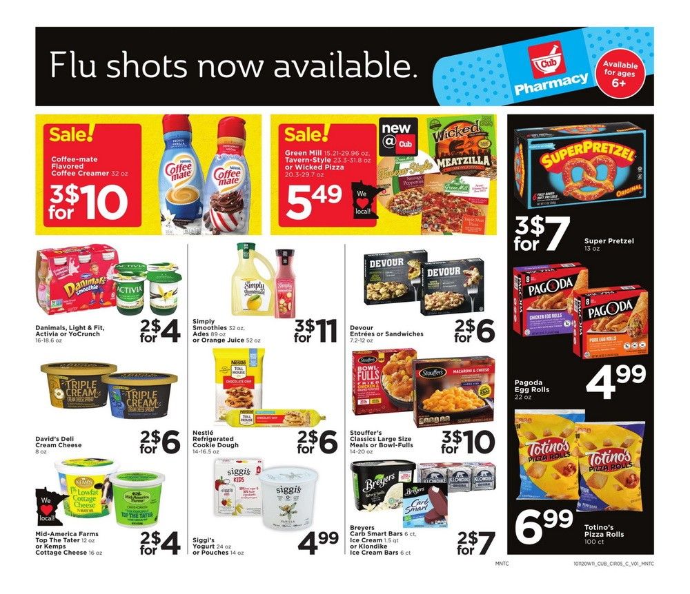 Cub Foods Weekly Ad Oct 11 – Oct 17, 2020