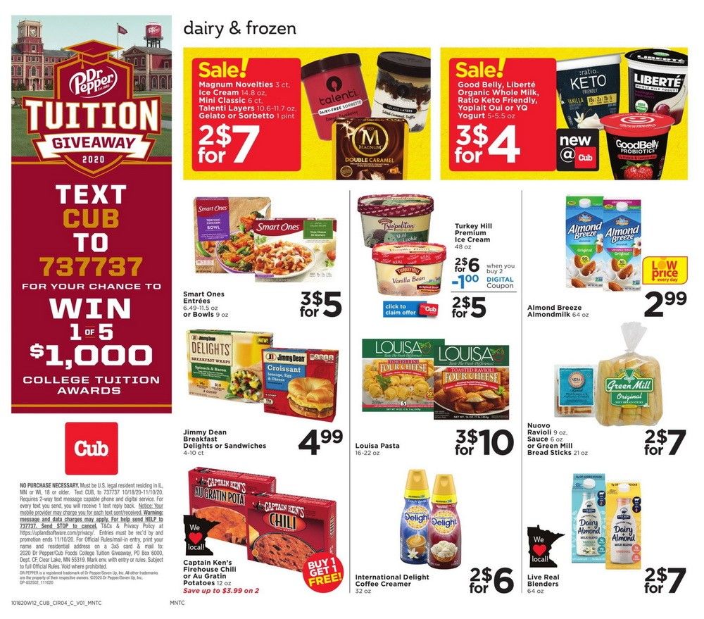 Cub Foods Weekly Ad Oct 18 – Oct 24, 2020