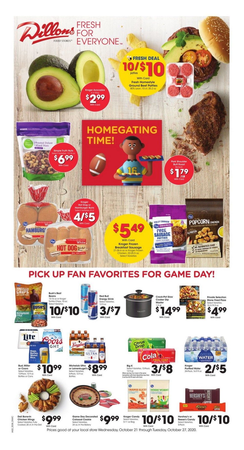 Dillons Weekly Ad Oct 21 – Oct 27, 2020