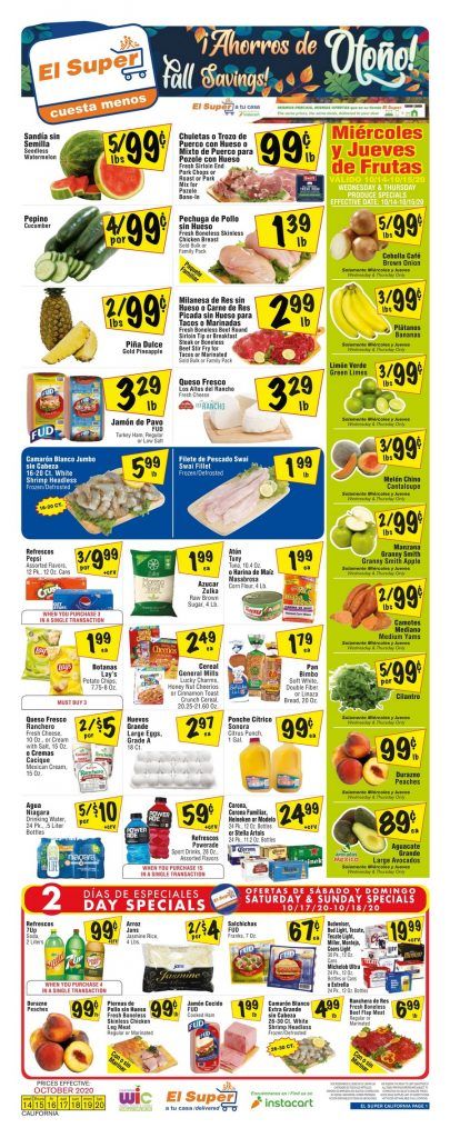 El Super Weekly Ad Oct 14 – Oct 20, 2020