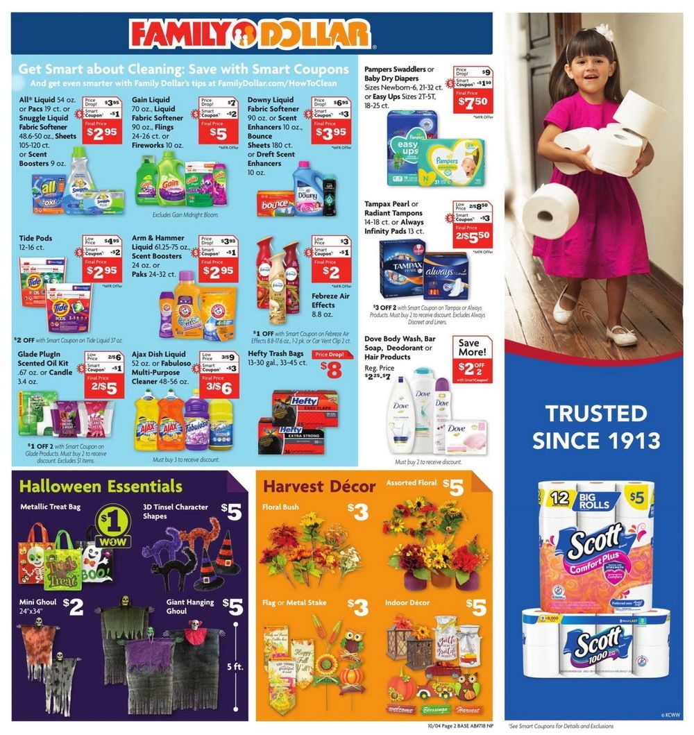 Family Dollar Weekly Ad Oct 04 – Oct 10, 2020