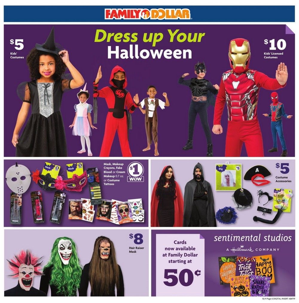 Family Dollar Weekly Ad Oct 04 – Oct 10, 2020