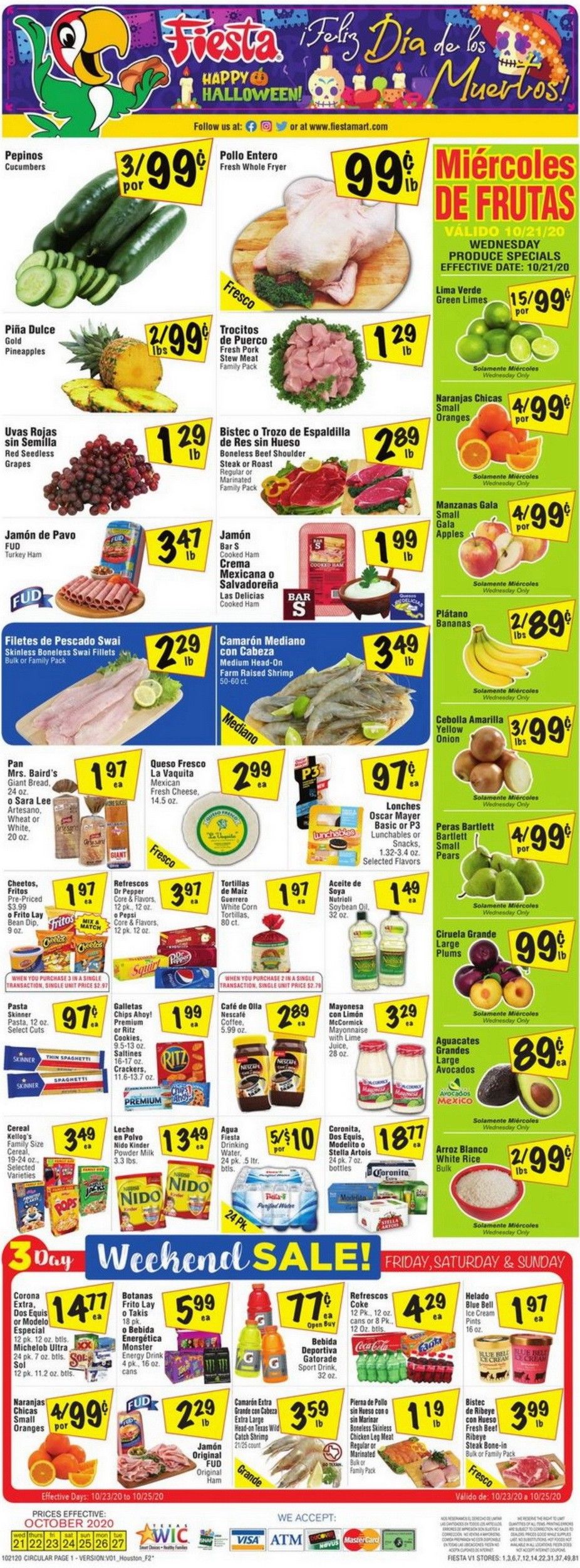 Fiesta Mart Weekly Ad Oct 21 – Oct 27, 2020