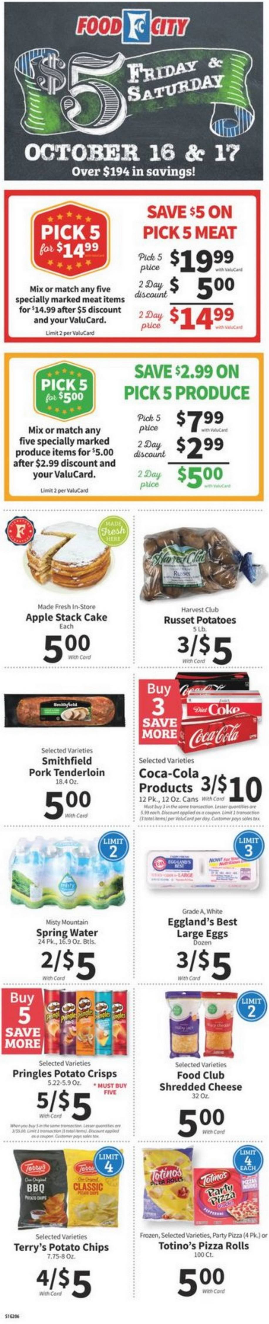 Food City Weekly Ad Oct 14 – Oct 20, 2020