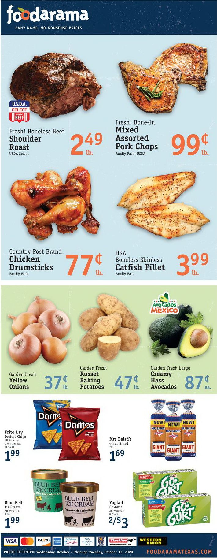 Foodarama Weekly Ad Oct 7 – Oct 13, 2020
