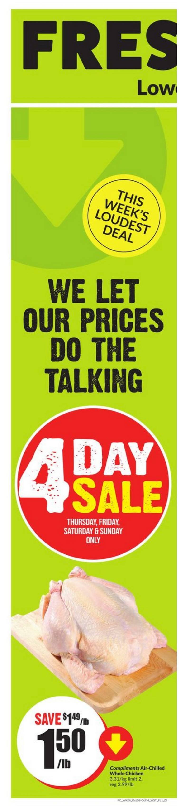 FreshCo Weekly Ad Oct 08 – Oct 14, 2020