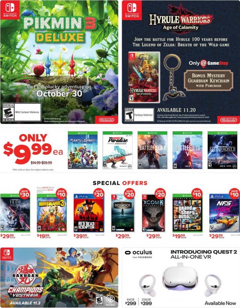 GameStop Weekly Ad Oct 25 – Oct 31, 2020
