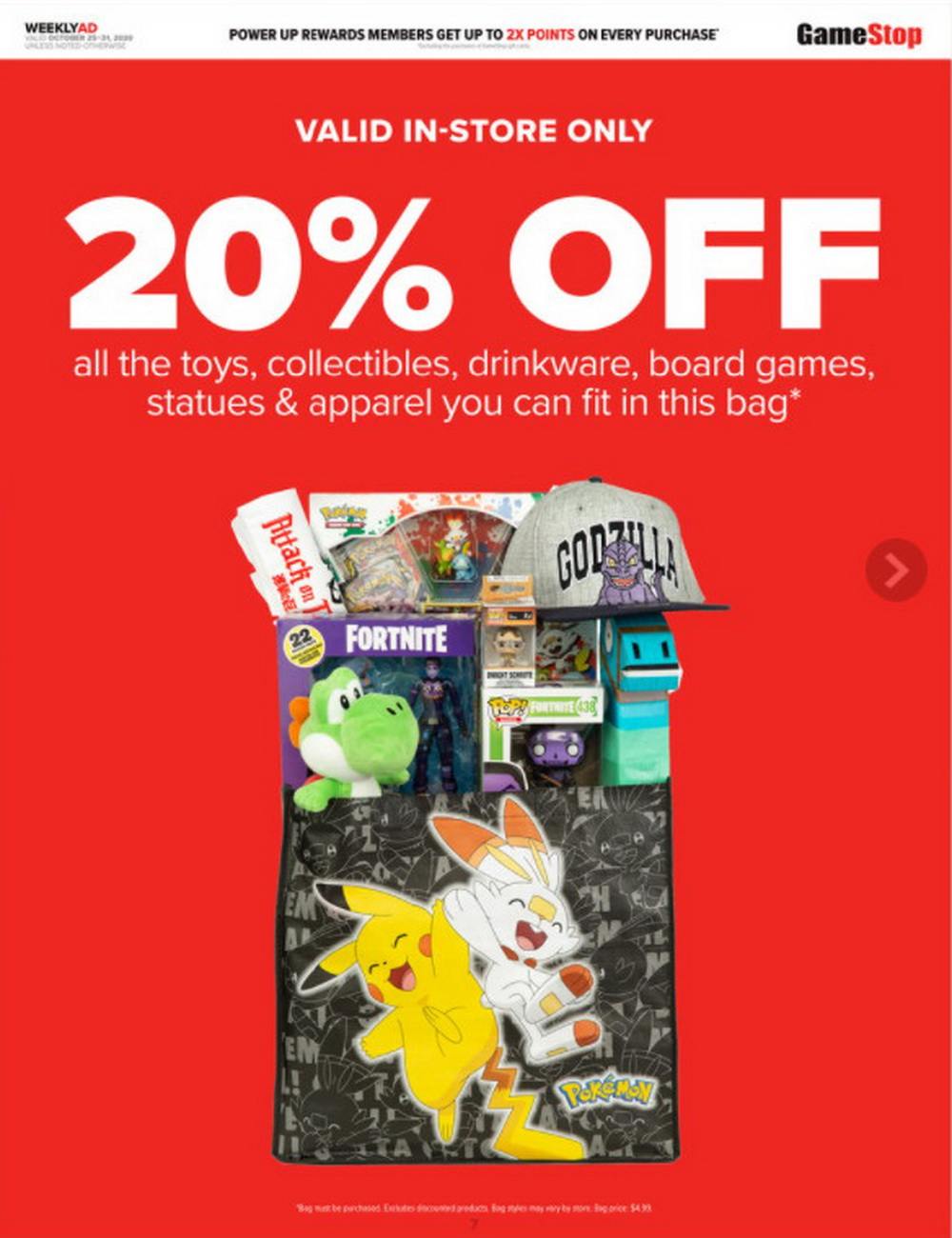 GameStop Weekly Ad Oct 25 – Oct 31, 2020