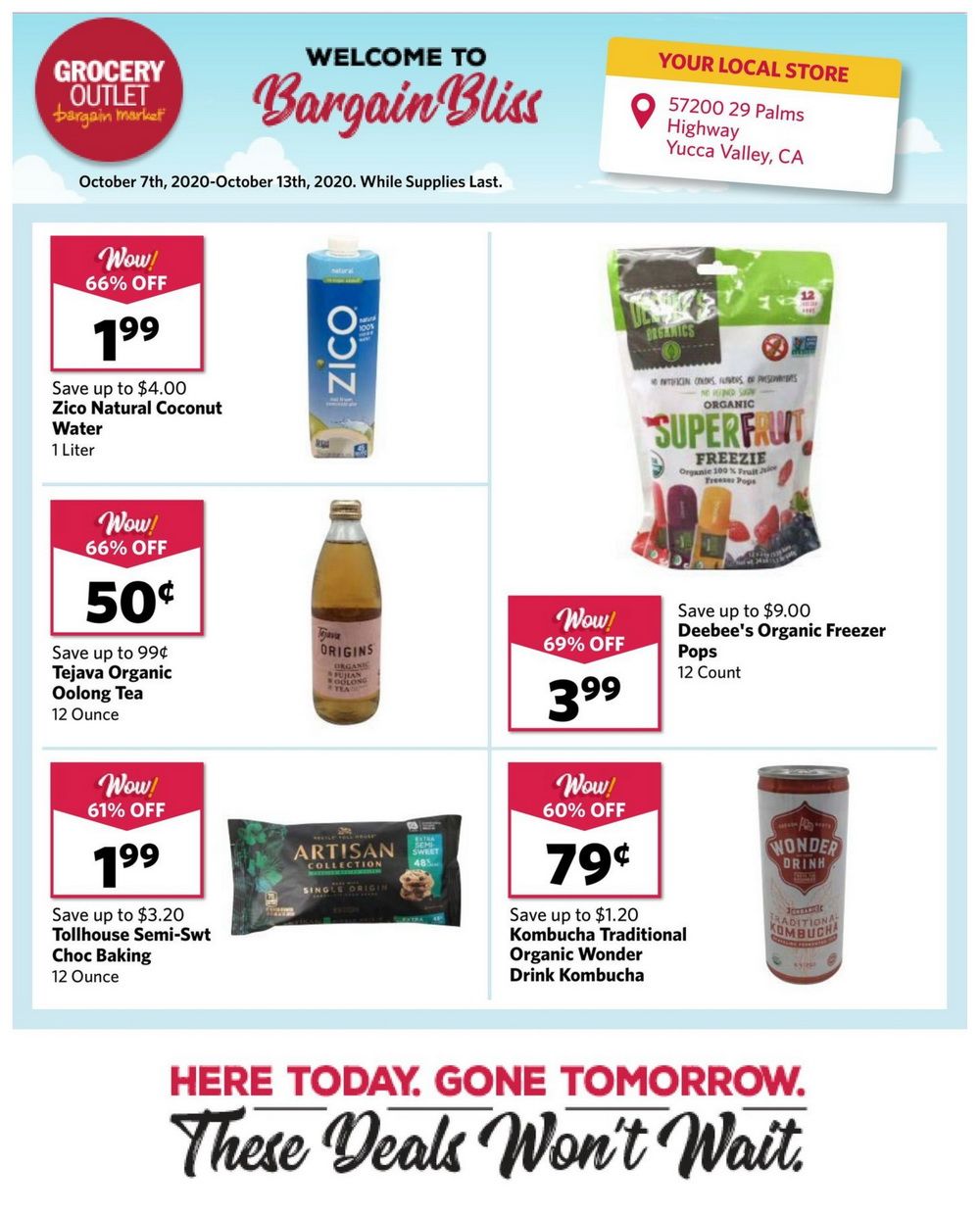 Grocery Outlet Weekly Ad Oct 07 – Oct 13, 2020