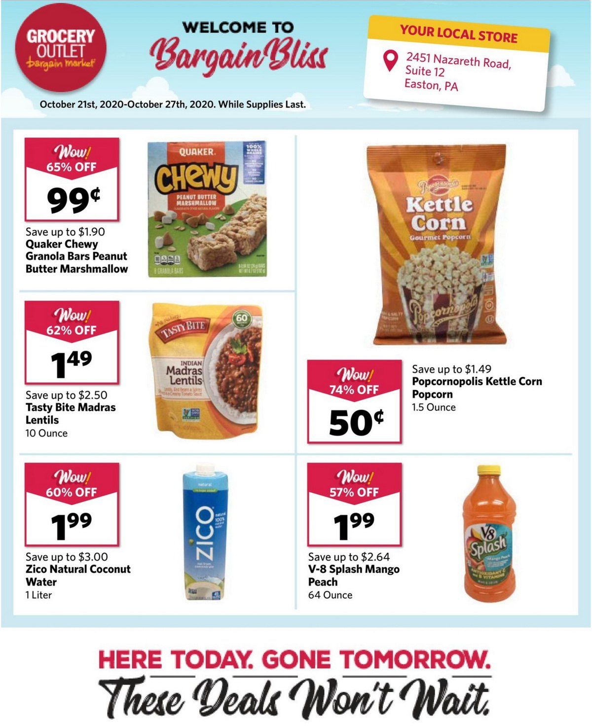 Grocery Outlet Weekly Ad Oct 21 – Oct 27, 2020