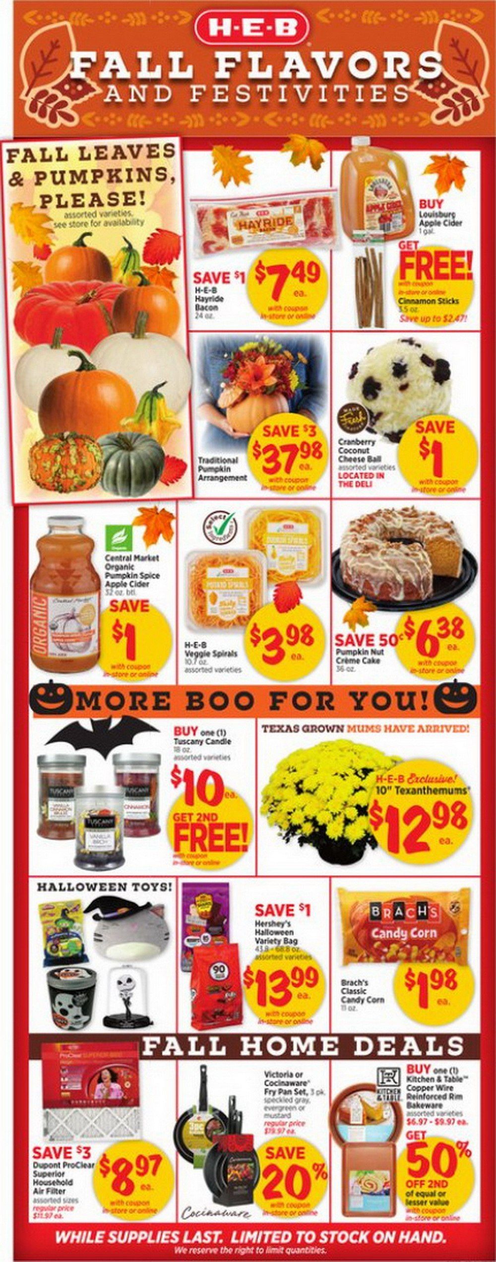 HEB Weekly Ad Oct 07 – Oct 13, 2020