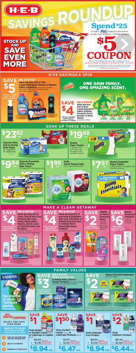 HEB Weekly Ad Oct 28 – Nov 3, 2020